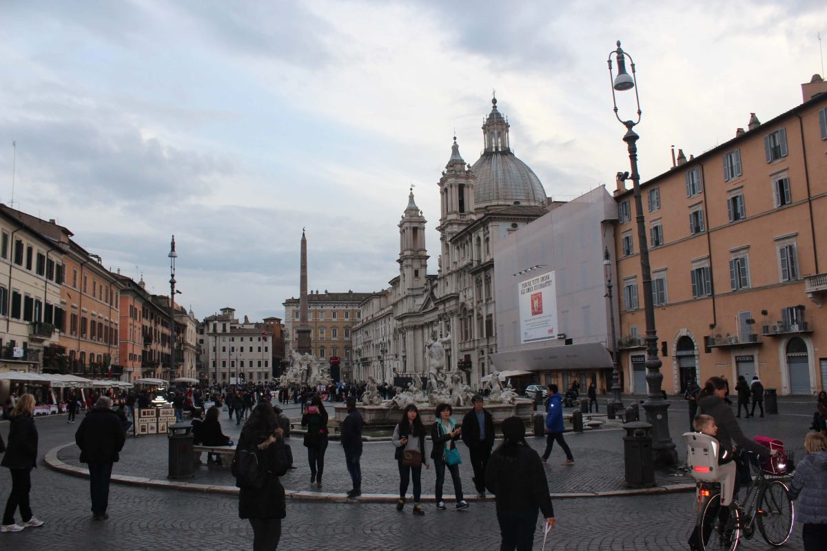 Piazza Navona, a bela praça barroca de Roma
